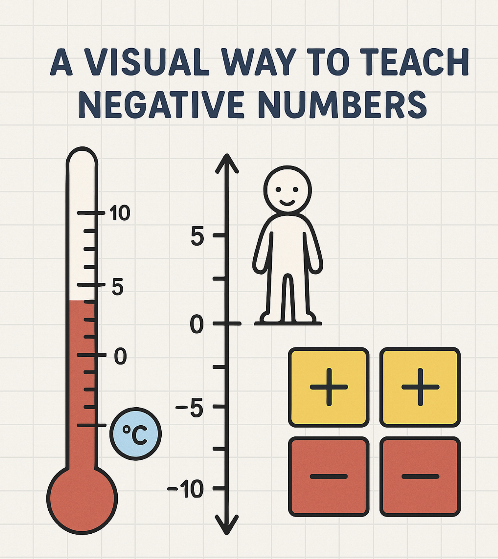 A Visual Way to Teach Negative Numbers
